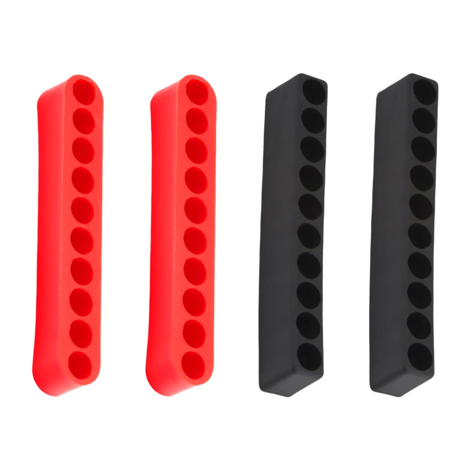 4-Pack Tool Bit Storage Strips, 10 Holes Each for 6.35mm Hexagonal ...