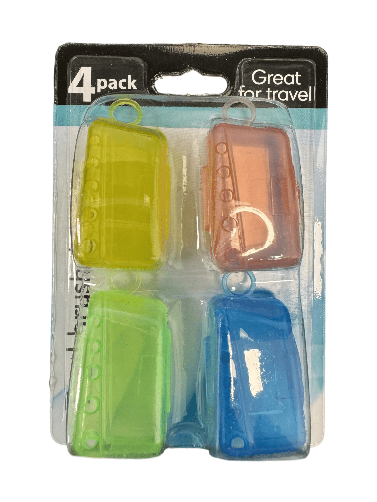 4-Pack Toothbrush Covers Set - with Vents for Drying, Perfect for ...