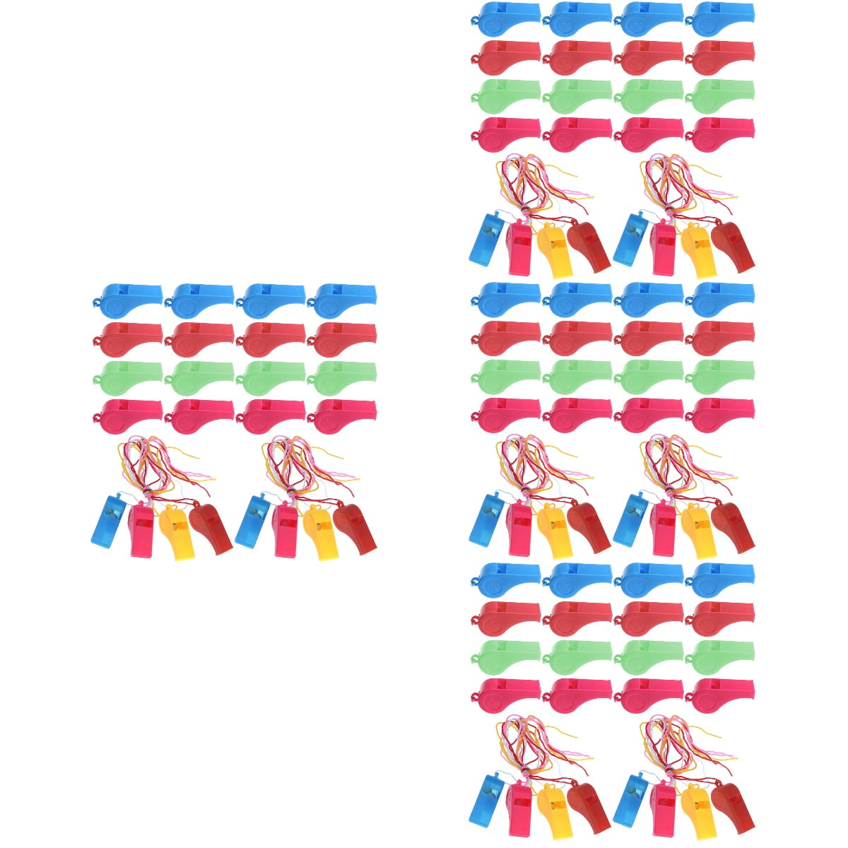 4 Pack Toy Whistle for Kids Crisp Sound Sports Game Toddler - Walmart.com