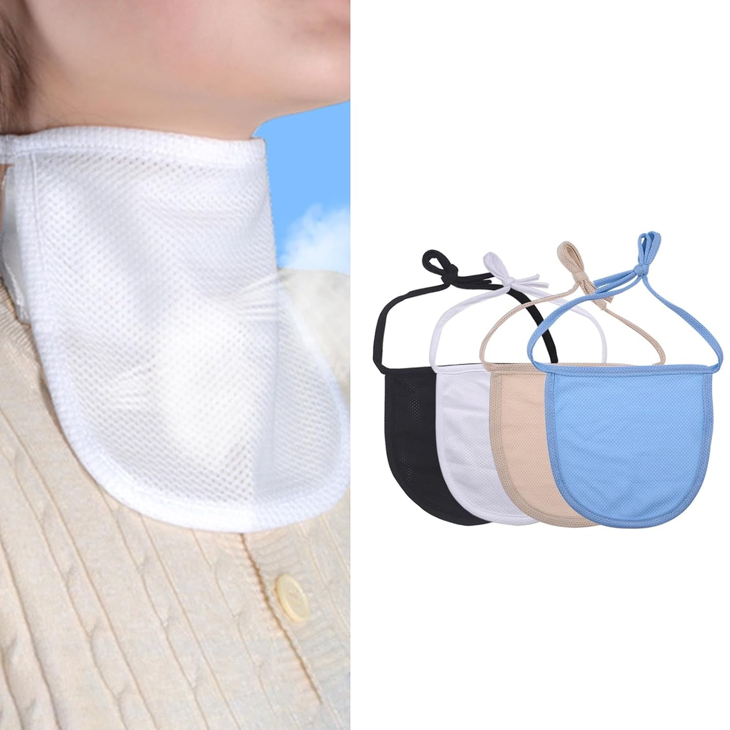 4 Pack Tracheostomy Neck Stoma Protector Guard,Two Layer Mesh Surface ...