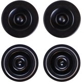 4 Pack Trailer Hub Cap Dust Cap Rubber Grease Plugs for Dexter Axle ...