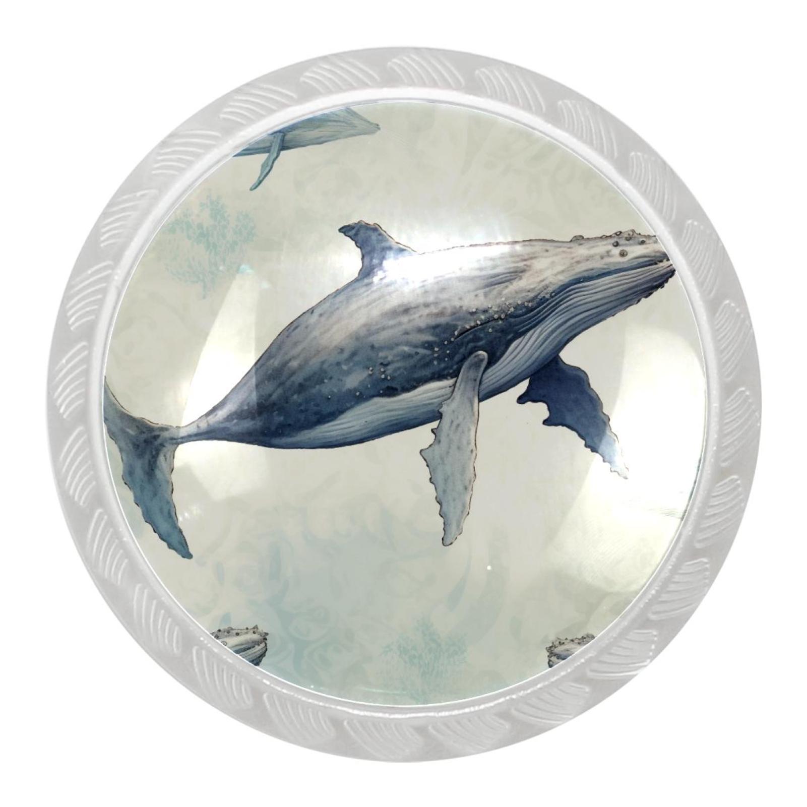 4 Pack Transparent Drawer Knobs, Decorative Kitchen Crystal Glass 35mm ...