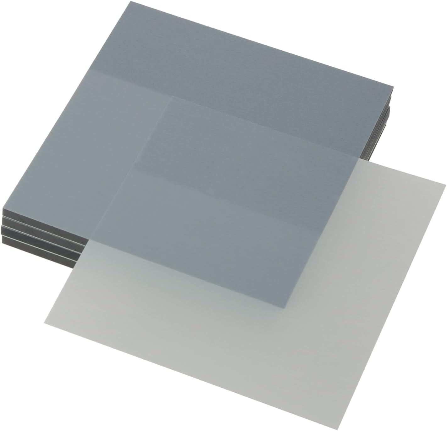 4 Pack Transparent Sticky Notes 7.6x7.6CM Self-Stick Book Tabs 200 ...