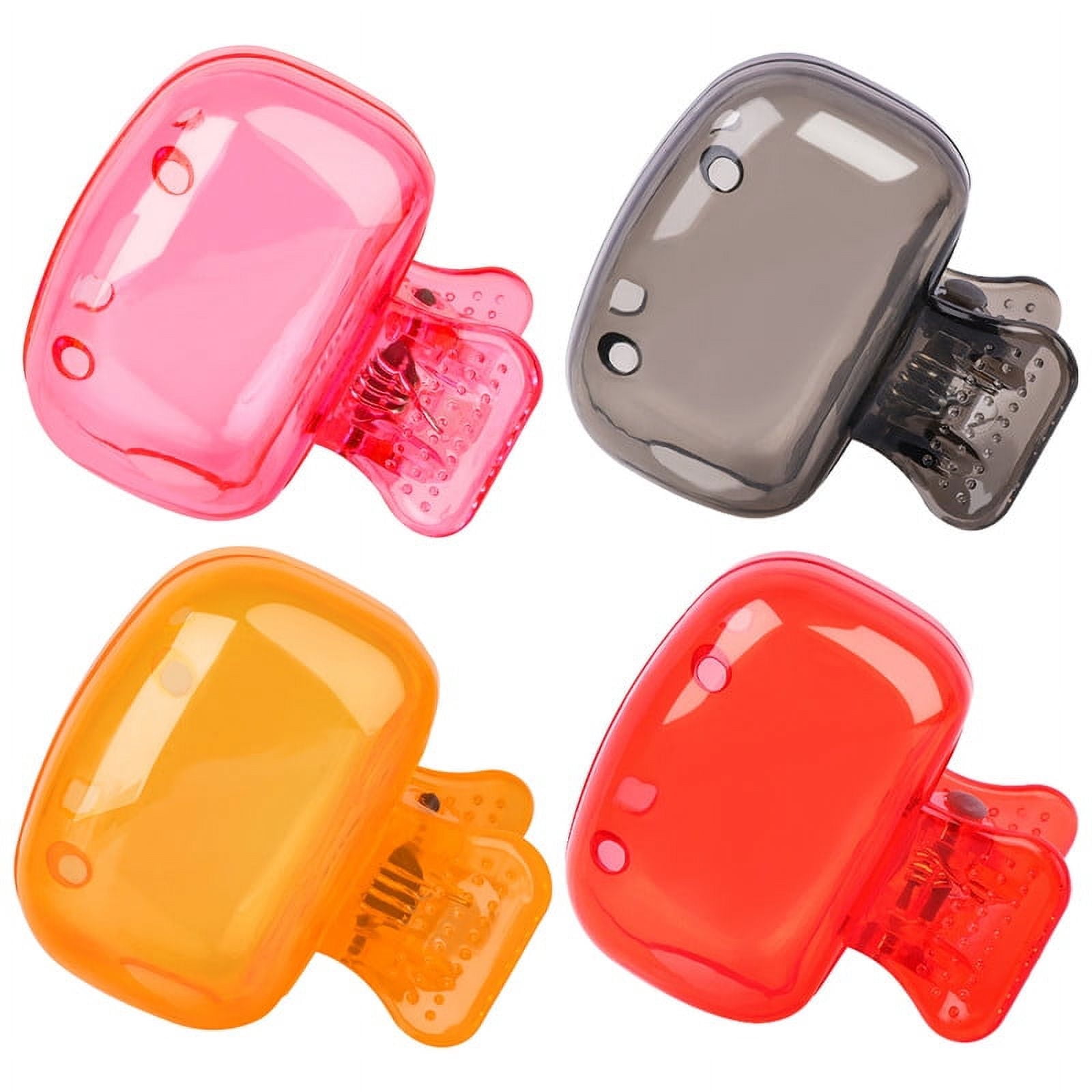 4 Pack Travel Toothbrush Head Covers Toothbrush Protector Cap Brush Pod ...