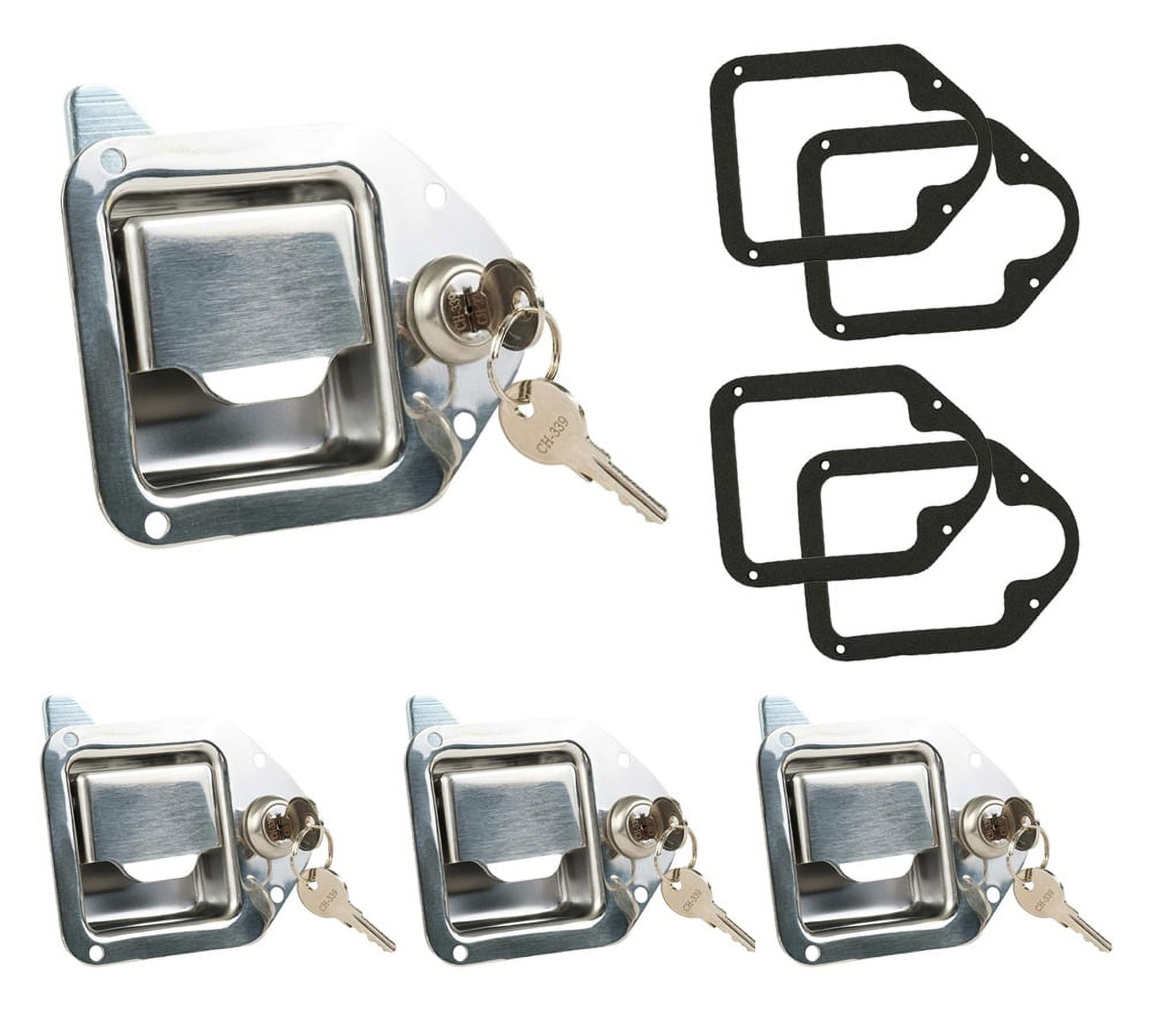 Free Shipping! (4 Pack) Truck Tool Box Latch Replacement Lock w/ Keyed ...