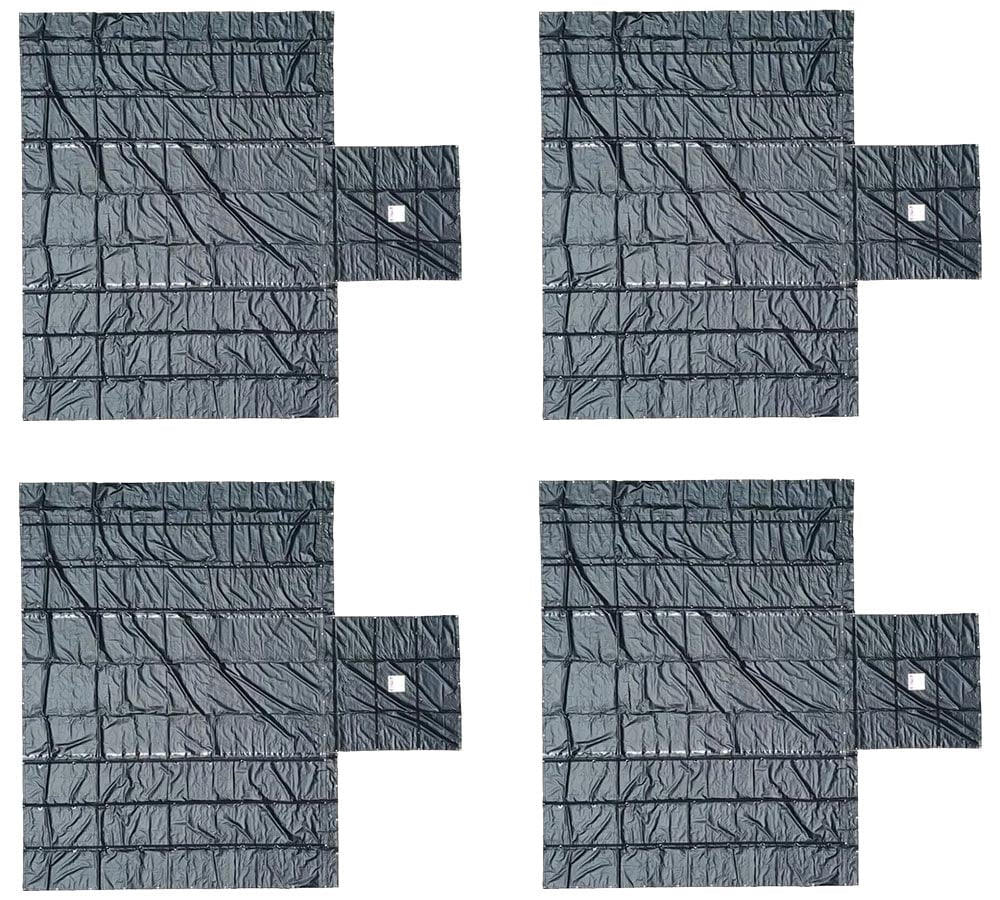 (4 Pack) Truck Trailer Flatbed 18oz Lumber Tarp 28x27 (10' Drop ...