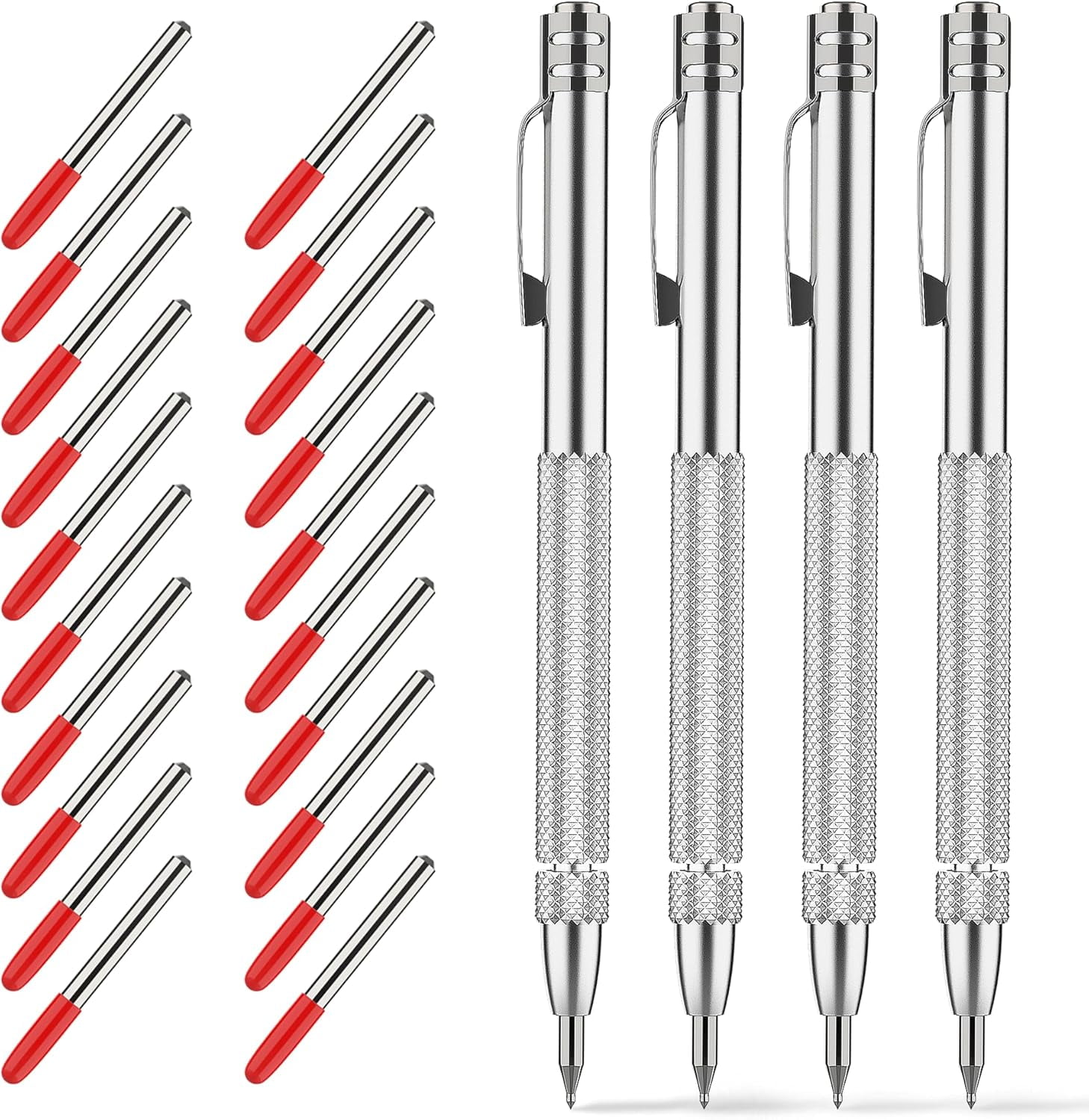 4 Pack Tungsten Carbide Scriber Tool Set with Magnet - Professional ...