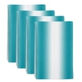 4 Pack Turquoise White Ombre Kitchen Towels Gradient Color Decorative ...