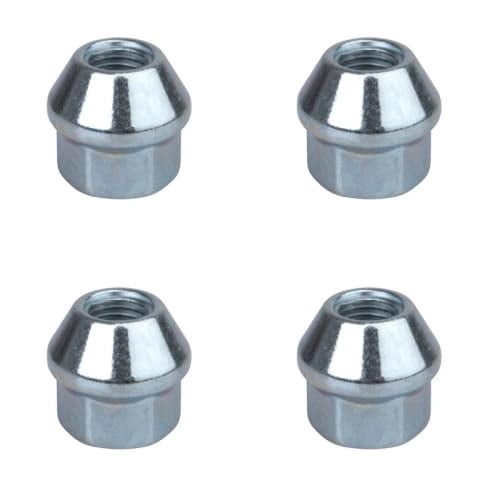 (4 Pack) Tusk Factory Style Tapered Chrome Lug Nut 10mm x 1.25mm Thread ...