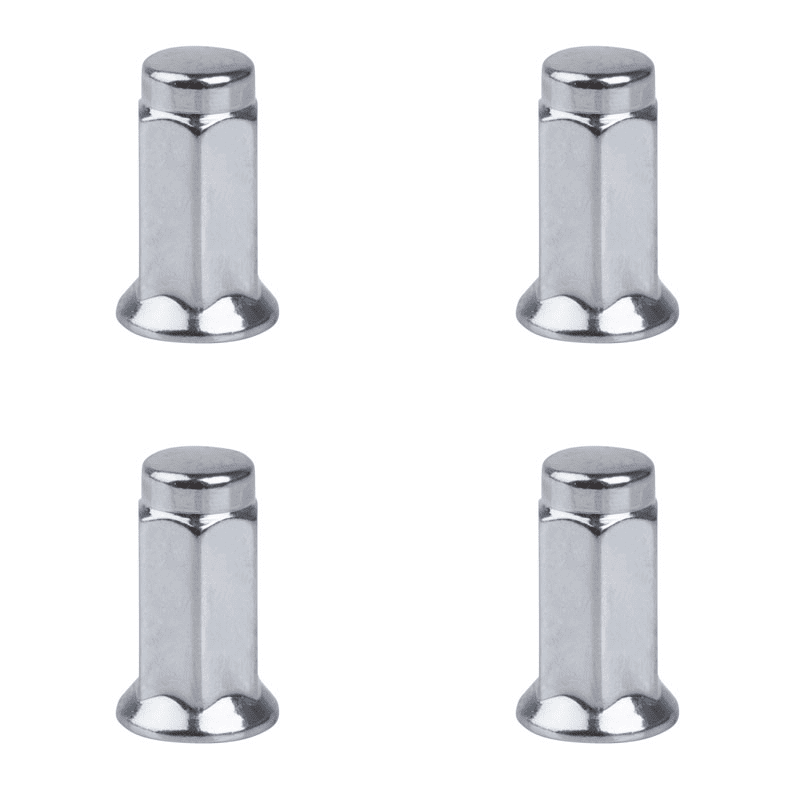 (4 Pack) Tusk Flat Base Lug Nut 10mm x 1.25mm Thread Pitch w/14mm Head ...
