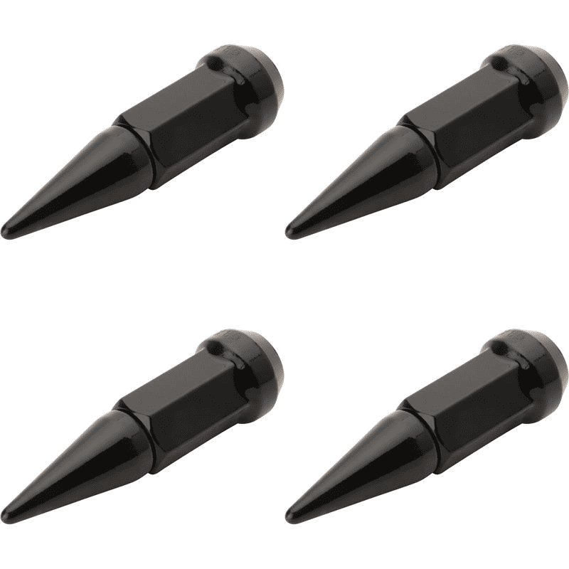 (4 Pack) Tusk Spike Tapered Lug Nut 12mm x 1.50mm Thread Pitch w/ 17mm ...