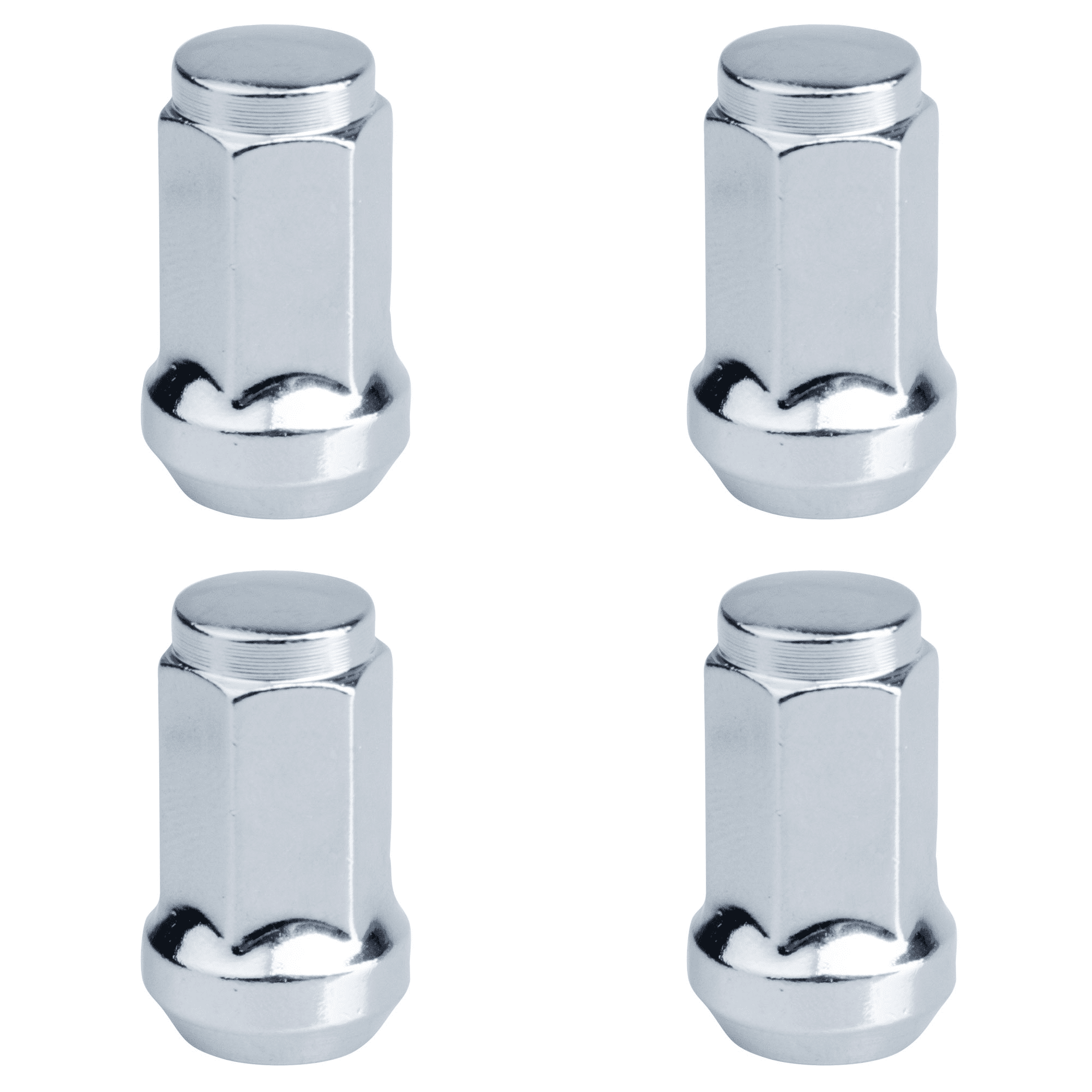 (4 Pack) Tusk Tapered Lug Nut 3/8" with 14mm Head Chrome - Walmart.com