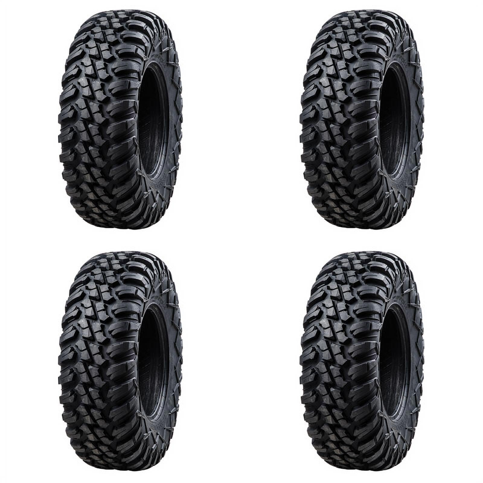 (4 Pack) Tusk Terrabite® Radial Tire 27x9-12 Medium/Hard Terrain For ...