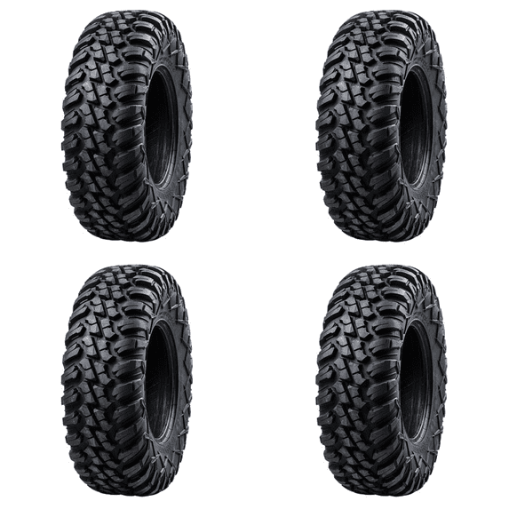 (4 Pack) Tusk Terrabite® Radial Tire 33x10-15 Medium/Hard Terrain For ...