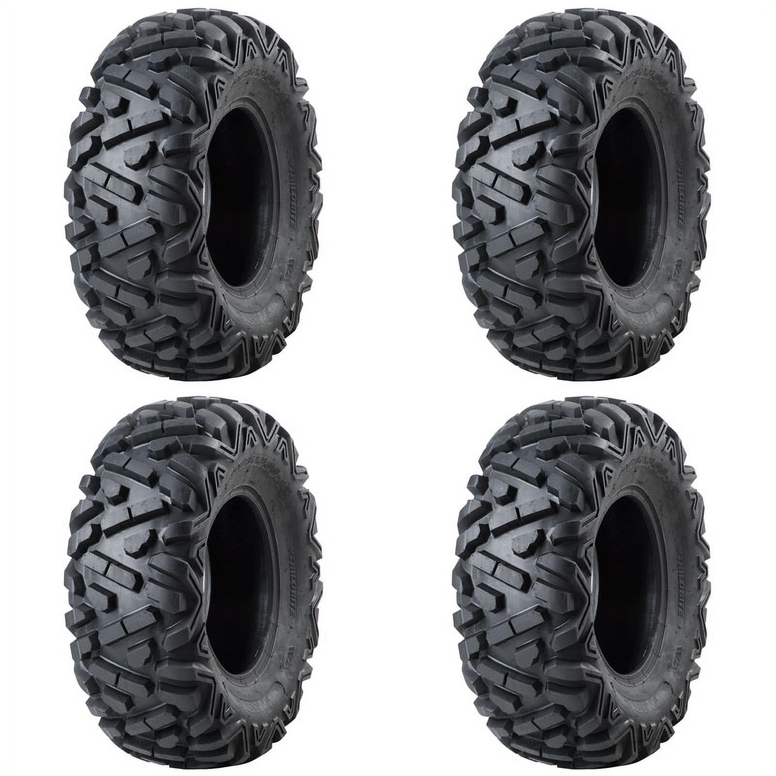 (4 Pack) Tusk Trilobite Tire 25X8-12 for Can-Am Outlander 500 H.O. Efi ...