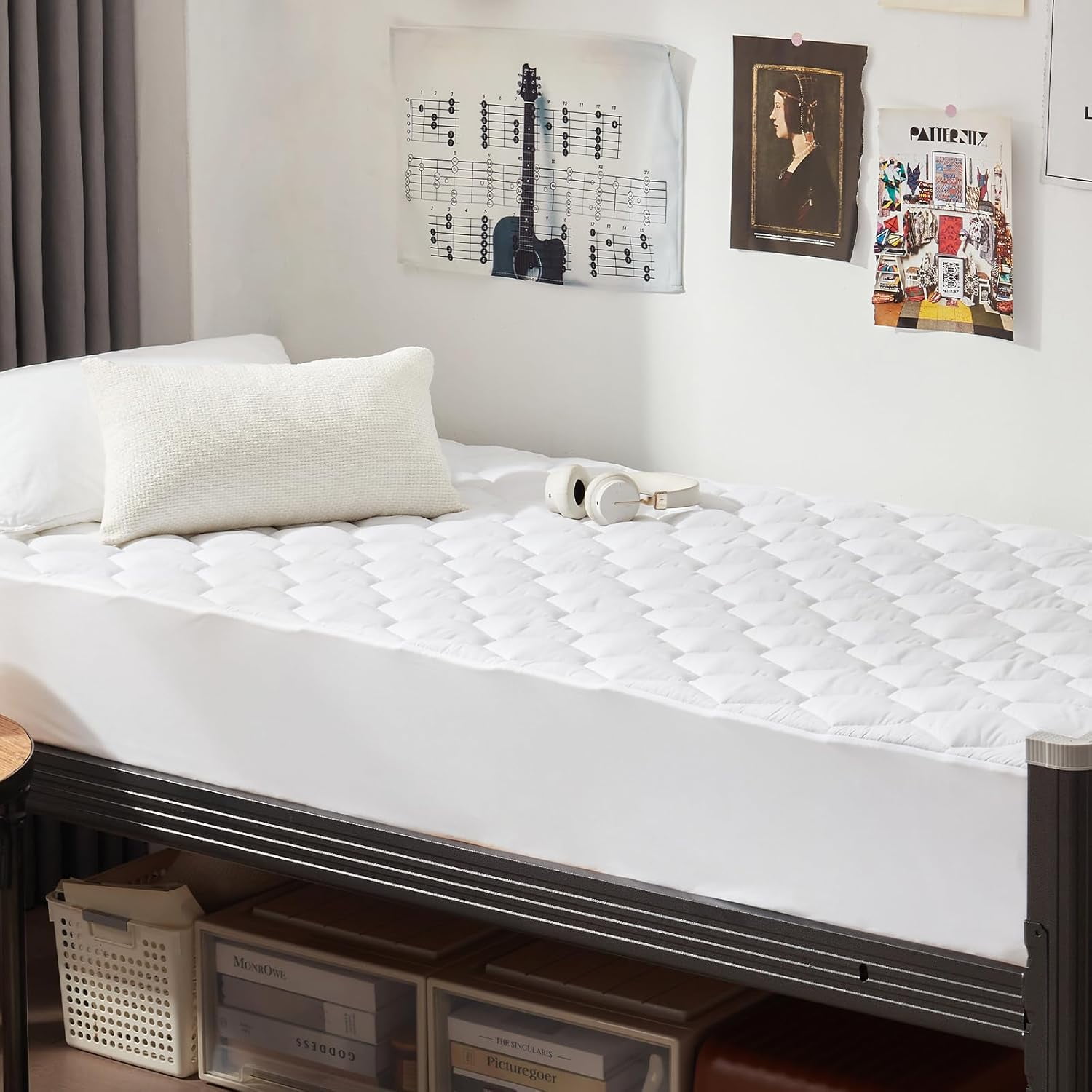4 Pack Twin XL Hospital Bed Mattress Protector , 100% Waterproof ...