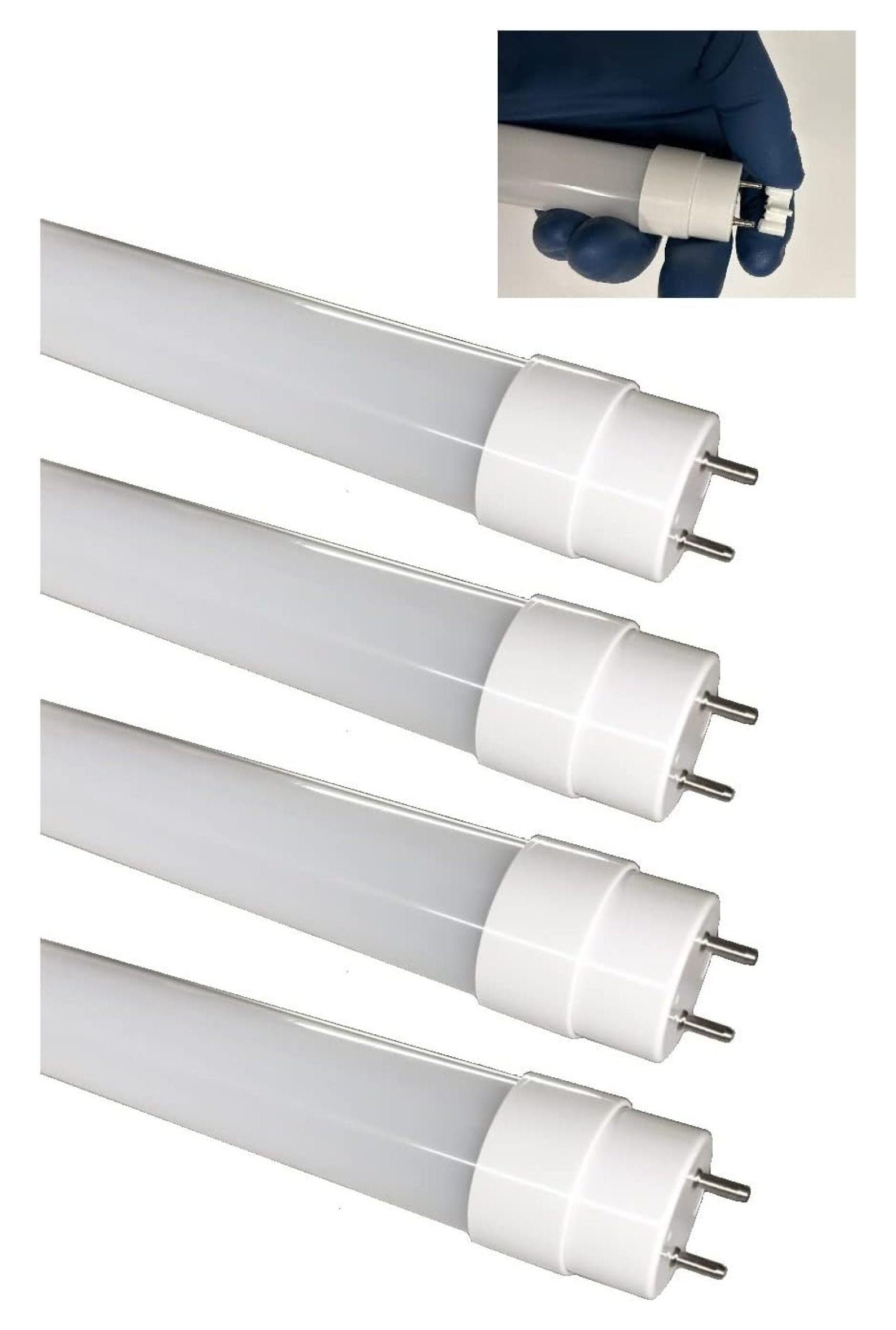 (4-Pack) Type B & 12-30V DC LED F15T8 Tube Light (Rotatable)-18-Inch ...