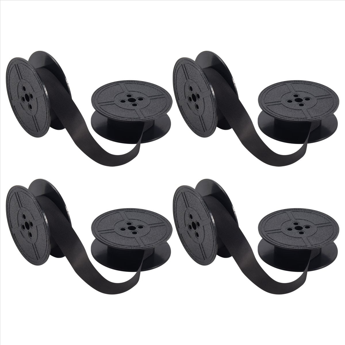 4 Pack Typewriter Ribbon Twin Spool Typewriter Ribbon Ink Twin Spool ...