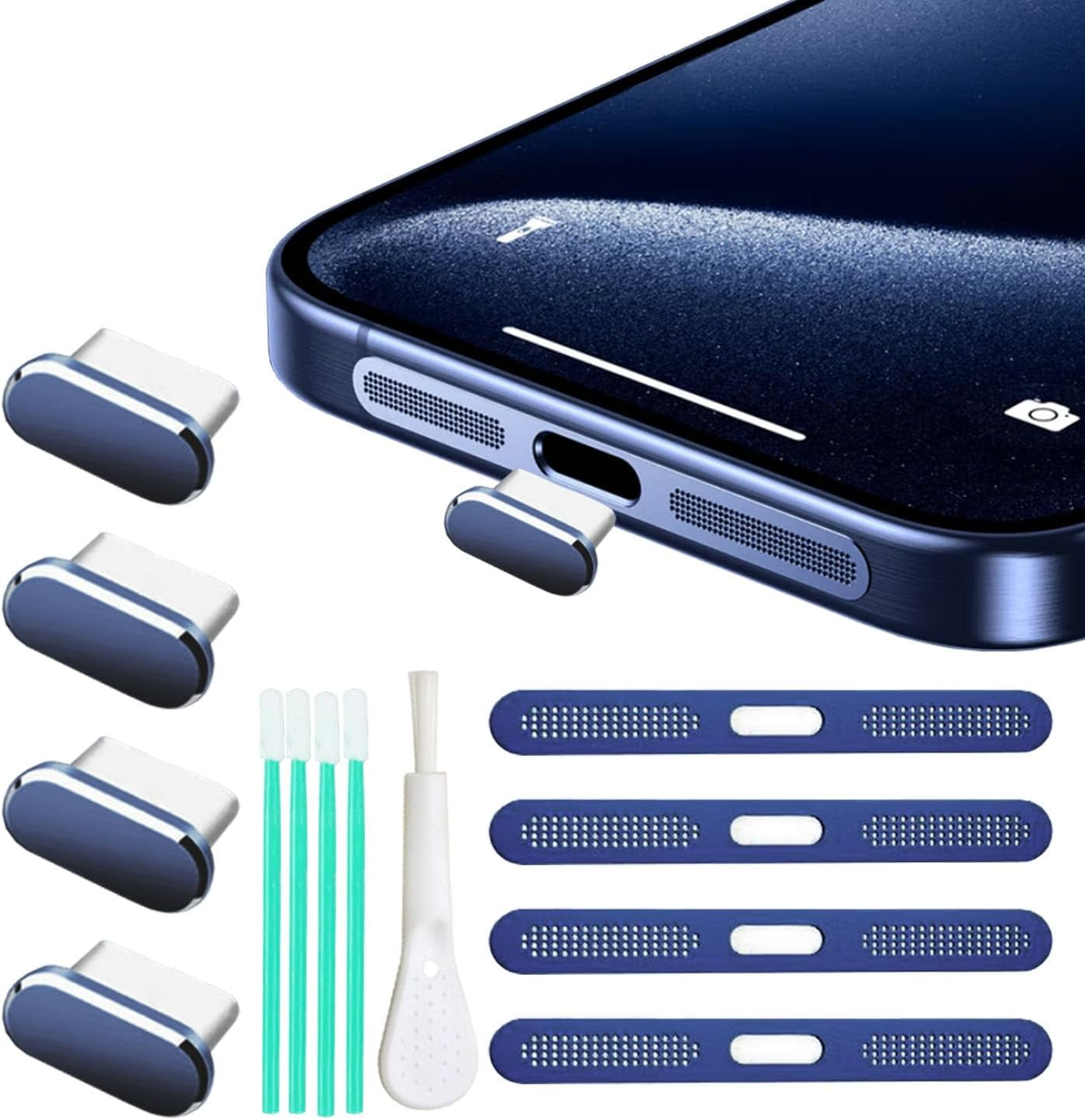 4 Pack USB C Dust Plug USB C Port Cover, Type C Charging Port Plug ...