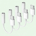 4 Pack USB Type C to 3.5mm Female Headphone Adapter, USB C to Aux Audio ...