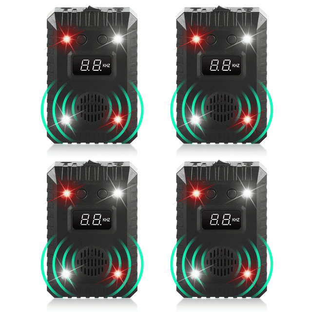 4-Pack Ultrasonic Mouse Deterrent for Car Engines, Repels Rodents with ...