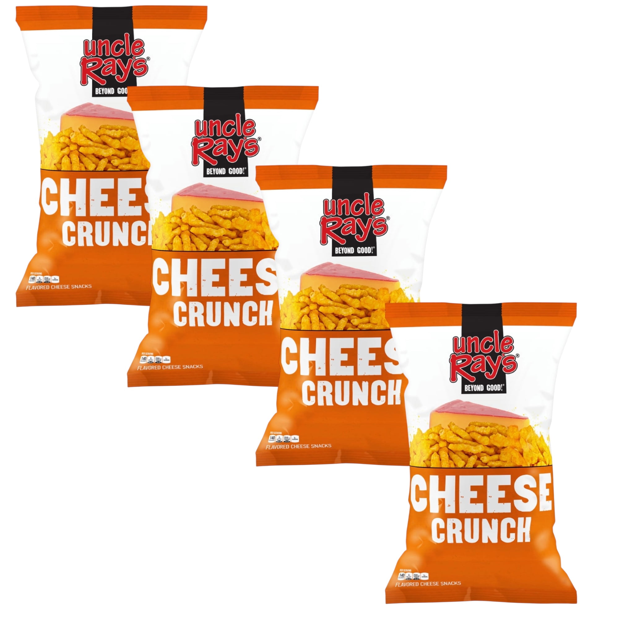 ( 4 Pack ) Uncle Rays Crunch Cheese Potato Chips, 3.62 oz - Walmart.com