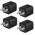 Universal 4 Pack AC USB Fast Charging Adapter Plug for iPhone 11 Pro ...