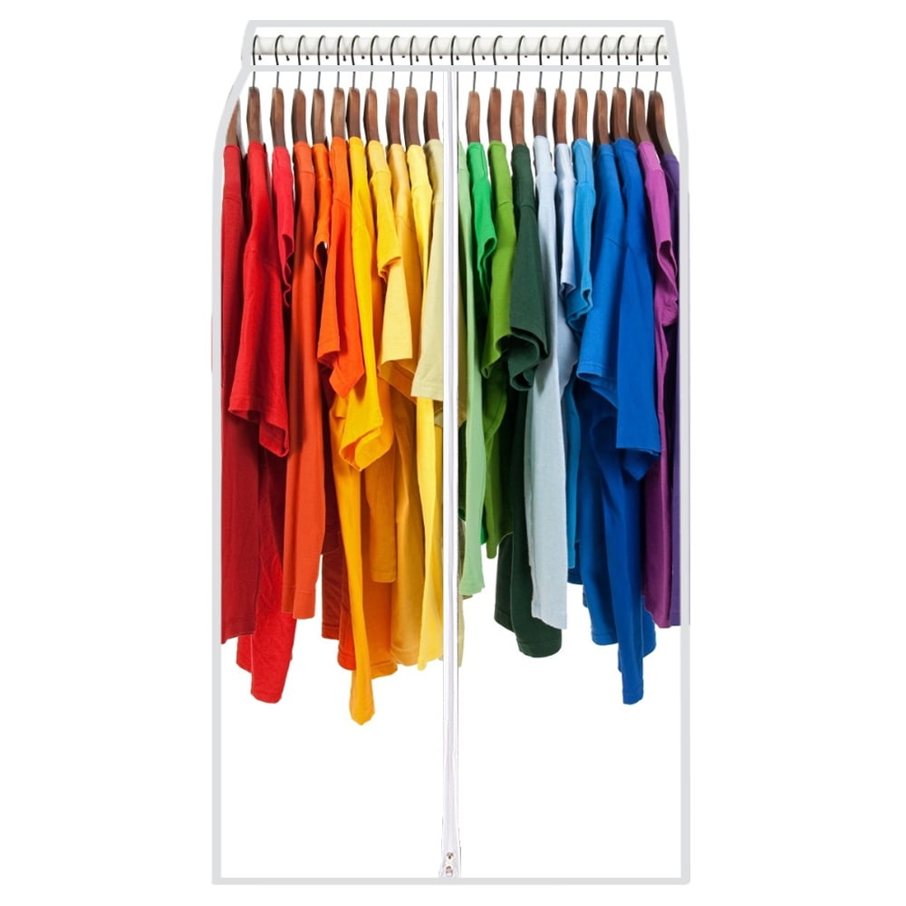 Hanging Garment Bags For Storage Garment Rack Cover Suit Bags Organizer ...