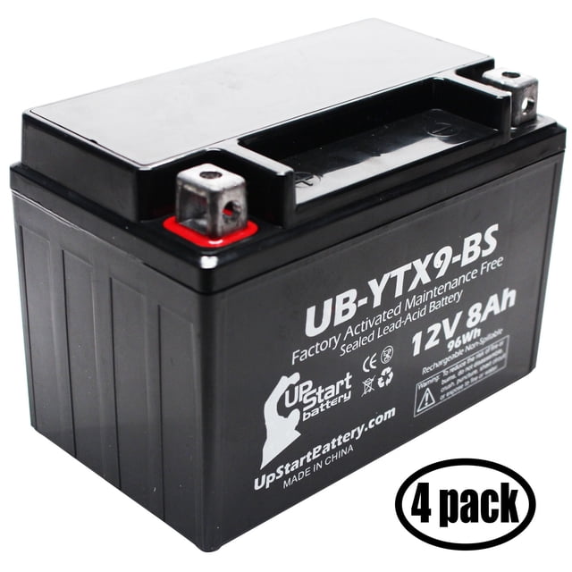 4-Pack UpStart Battery Replacement for 1998 CCM All Electric Start ...
