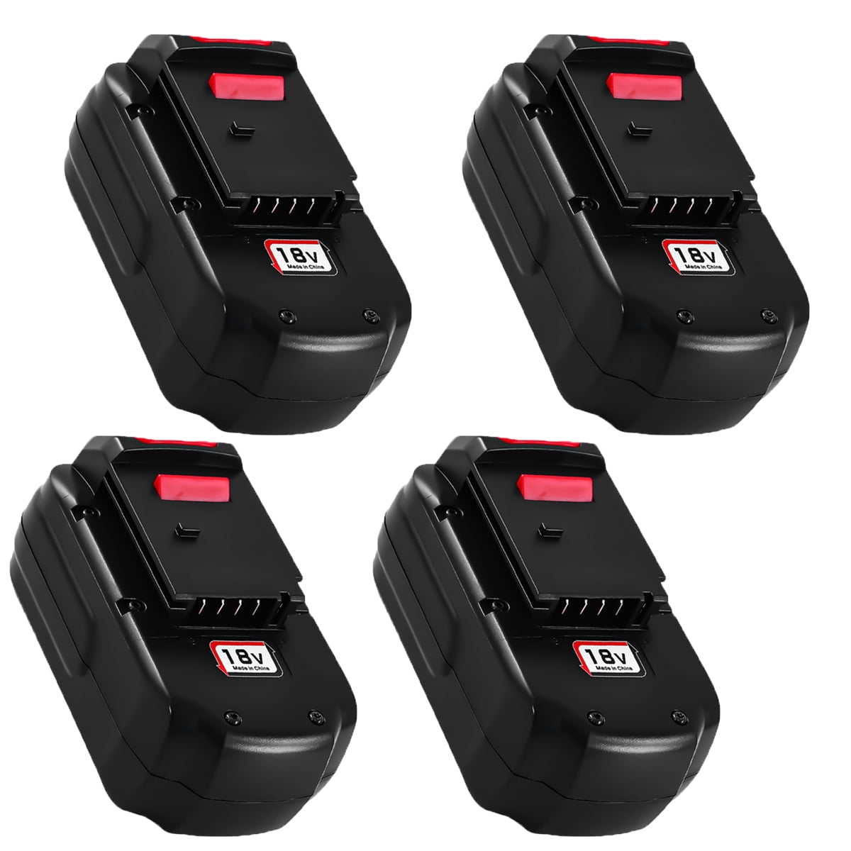 4-Pack [Upgraded to 4500mAh] Ni-Mh PC18B Replacement Battery for Porter ...