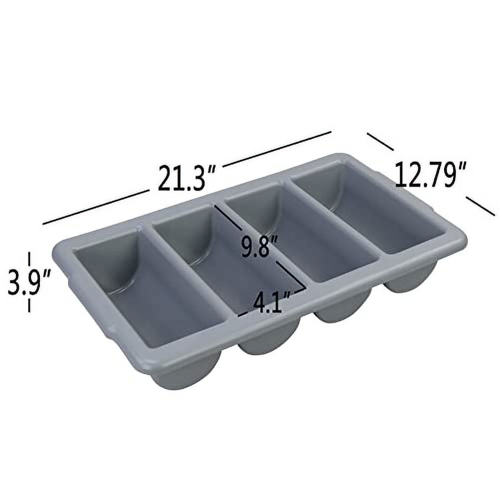 4-Pack Utensil Drawer Organizer, Flatware Drawer Organizer, 4 ...