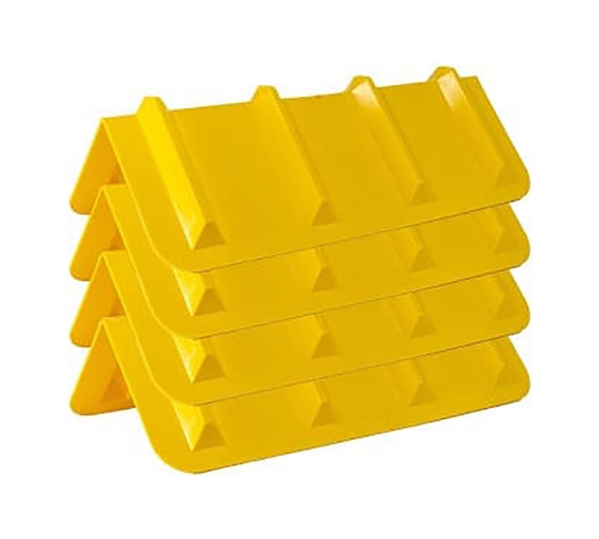 (4 Pack) V Shaped Flatbed Corner Edge Protector - 8"x24" - Cushion ...
