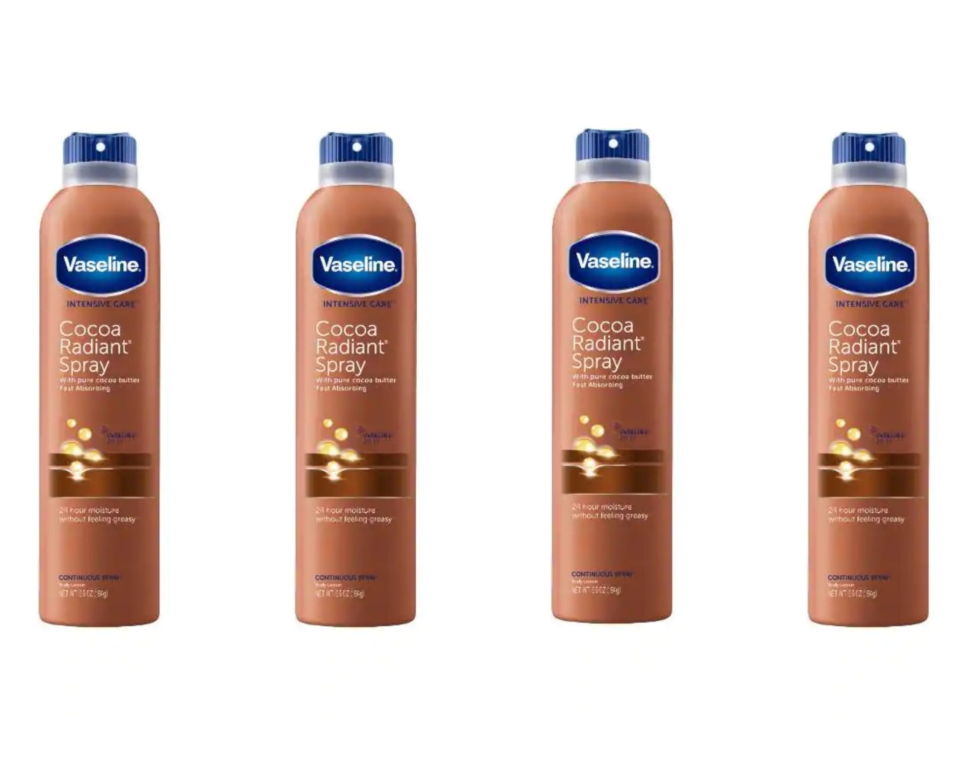 Vaseline Spray Moisturizer, Cocoa Radiant, 6.5 oz, Nourishing Skin Care ...