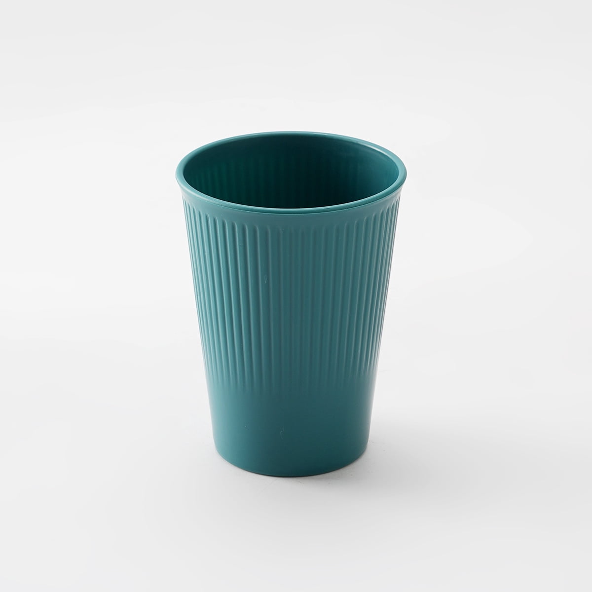 4-Pack Vertical Ribbed High-Performance PP Water Cups, Simple and ...
