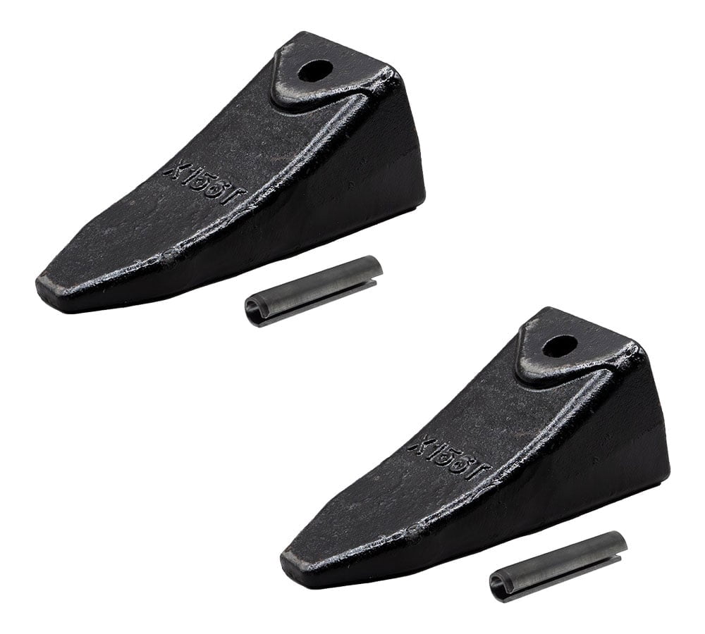 2 Pack Viking’s Hensley-Style X156WT-CT Twin Tiger Bucket Tooth w ...