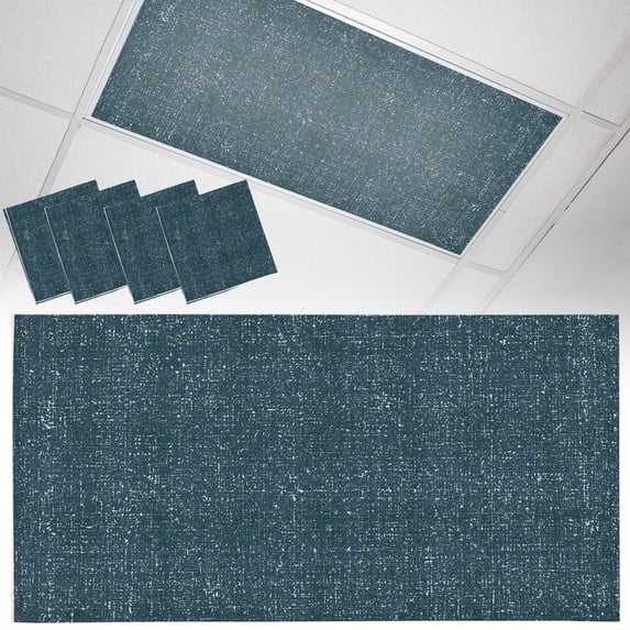 4 Pack Vintage Slate Fluorescent Light Covers for Ceiling Lights Rustic ...