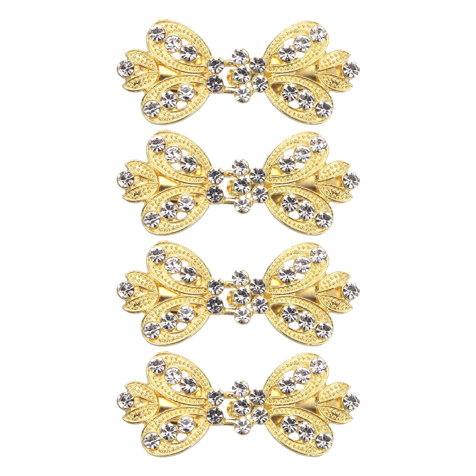 4 Pack Vintage Sweater Clips, Cape Cloak Clasp Retro Cardigan Clips ...