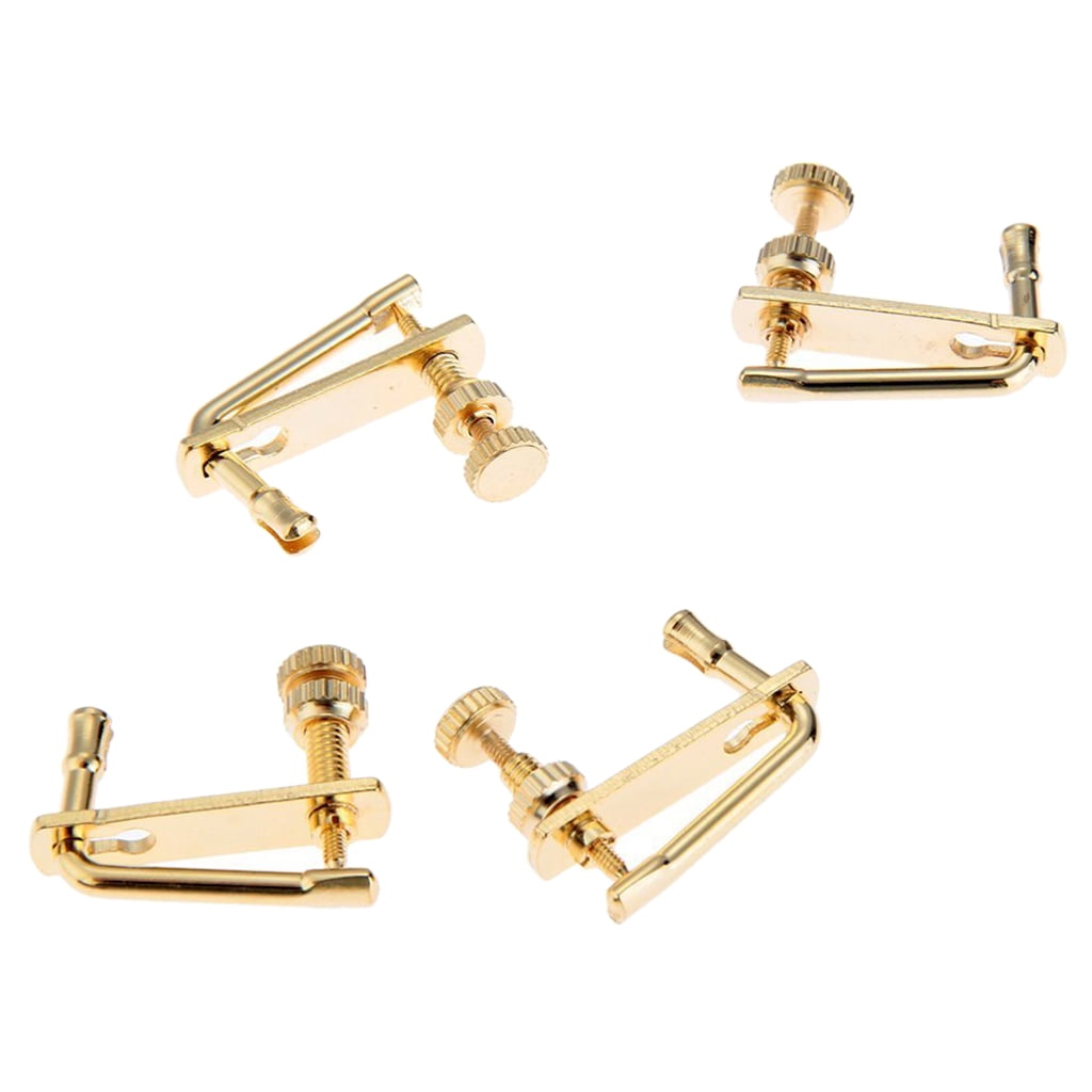 4 Pack Violin Fine Fiddle String Adjusters for 4/4 Size Violin Fiddle ...