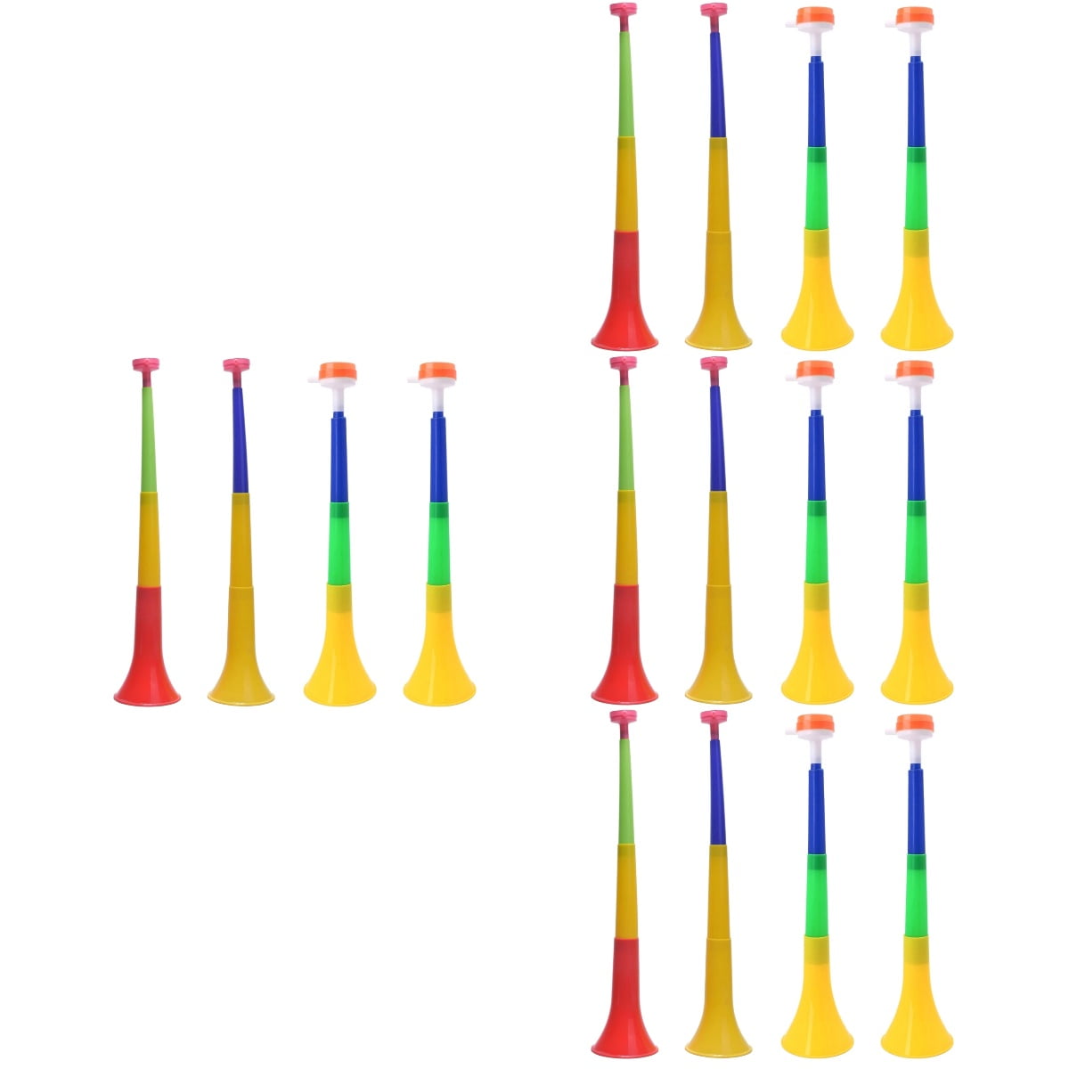4 Pack Vuvuzelas Fog Horn Handheld Football Game Prop Child Toddler ...