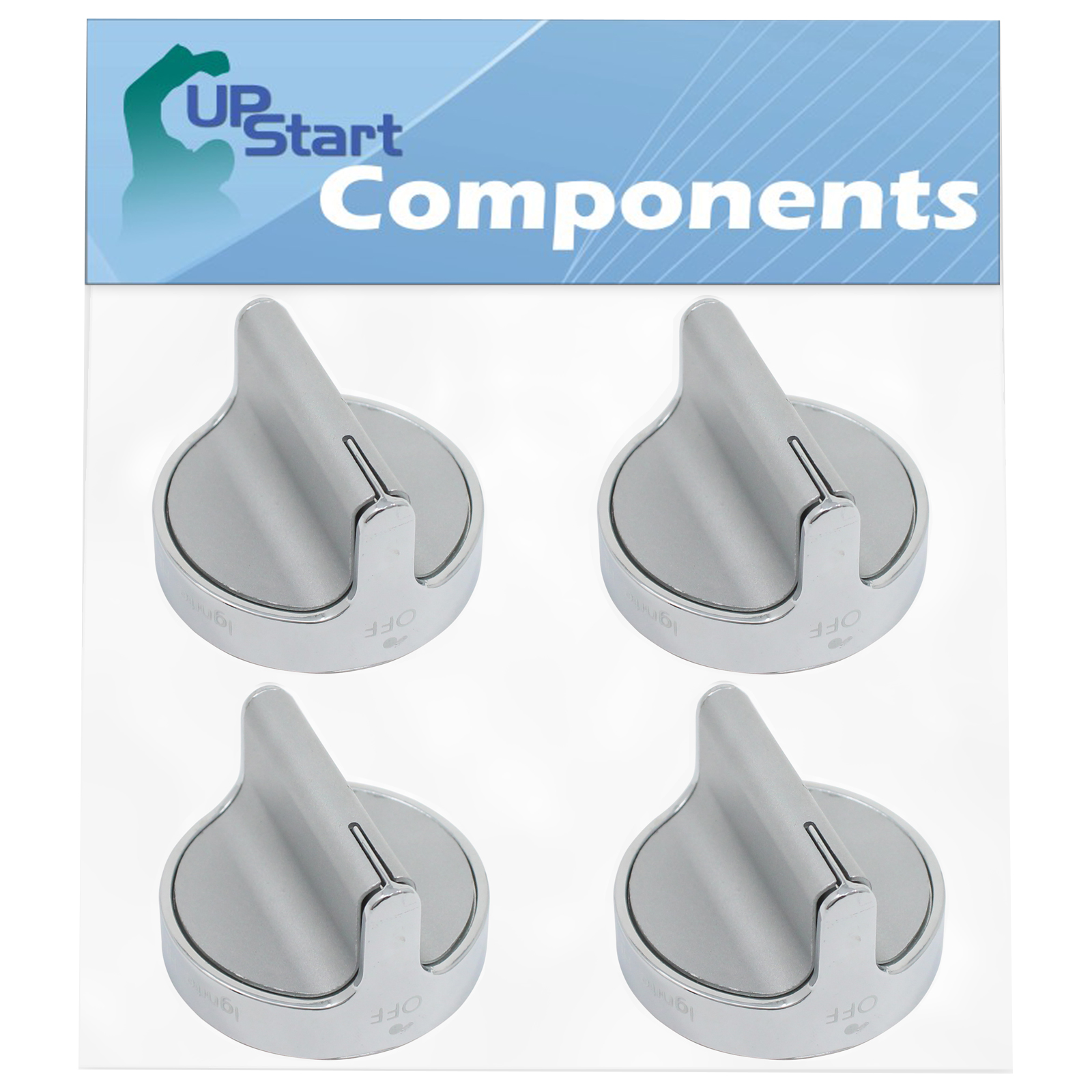 4 Pack W10594481 Range Knob Replacement for Whirlpool W10594481 ...