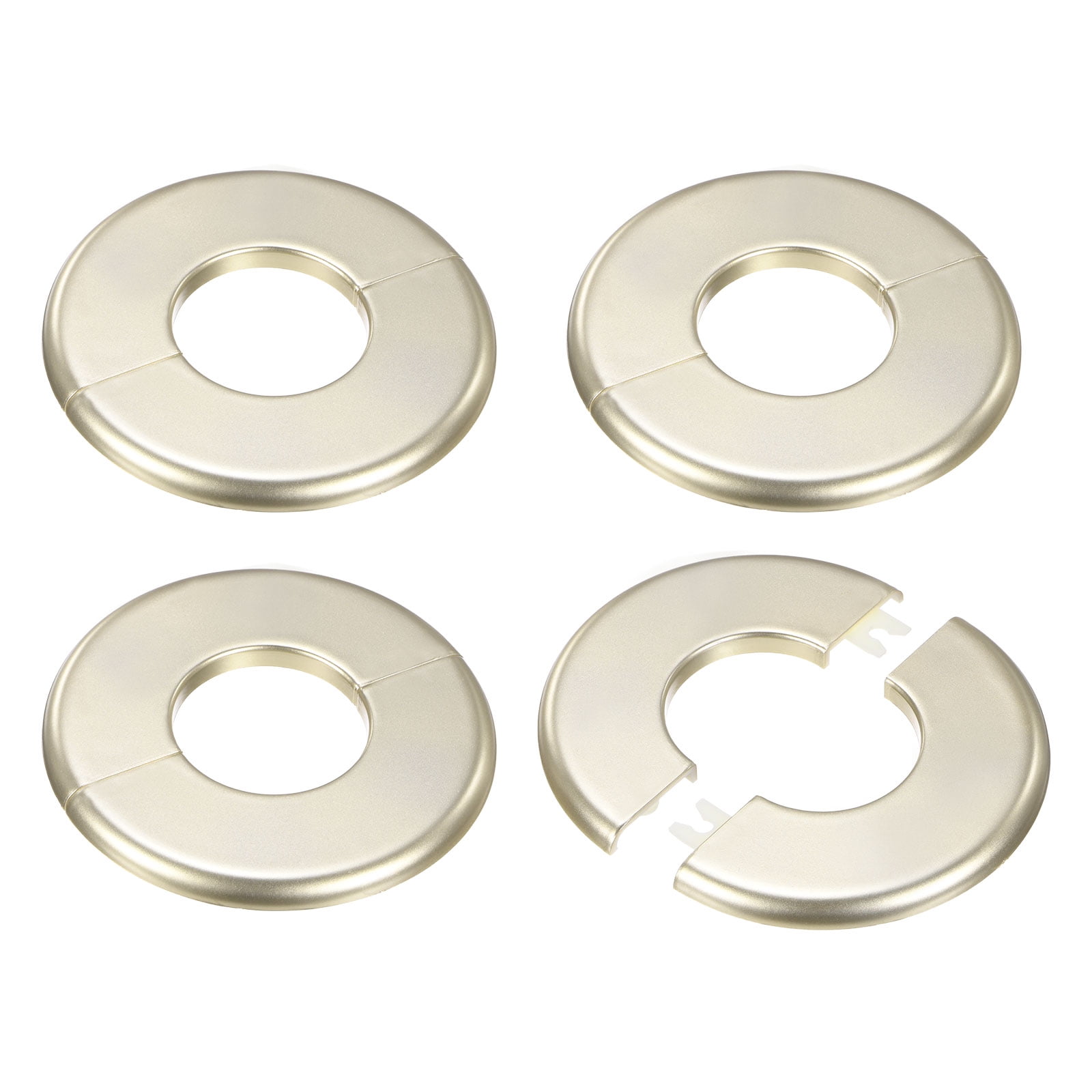 4-Pack Wall Split Flange, for 1.6 Inch/40mm OD Pipe ABS Escutcheon ...