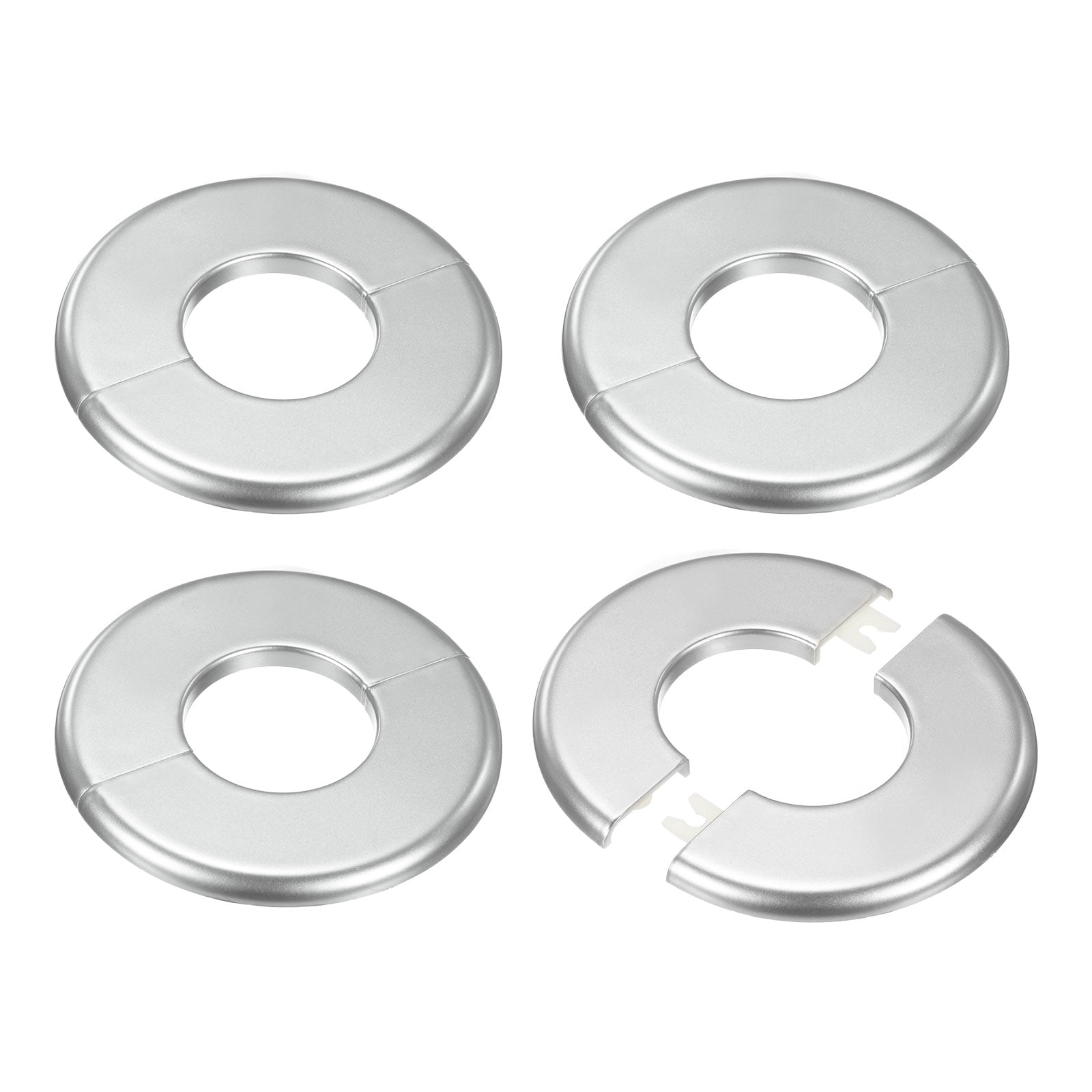 4-Pack Wall Split Flange, for 1.6 Inch/40mm OD Pipe ABS Escutcheon ...
