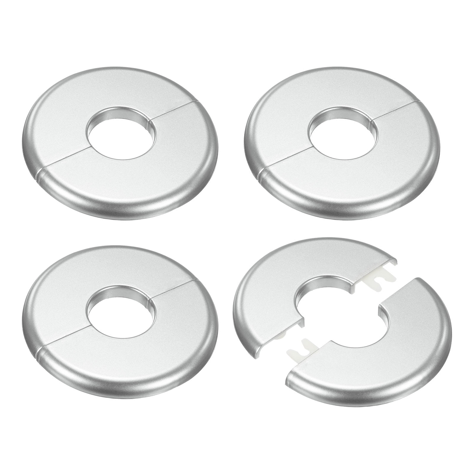 4-Pack Wall Split Flange, for 1 Inch/25mm OD Pipe ABS Escutcheon Plate ...