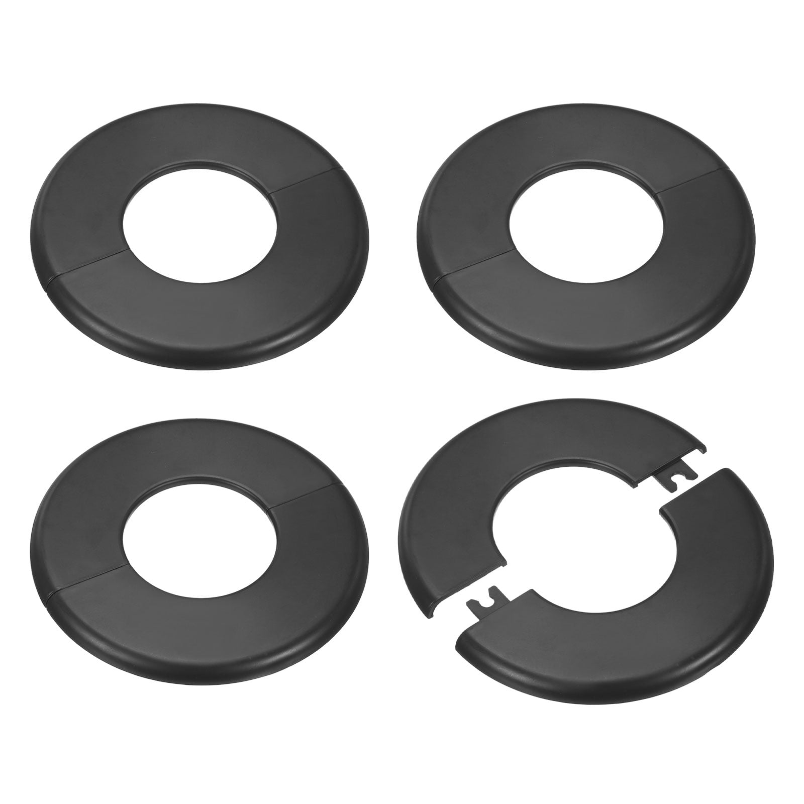 4-Pack Wall Split Flange, for 2 Inch/50mm OD Pipe ABS Escutcheon Plate ...