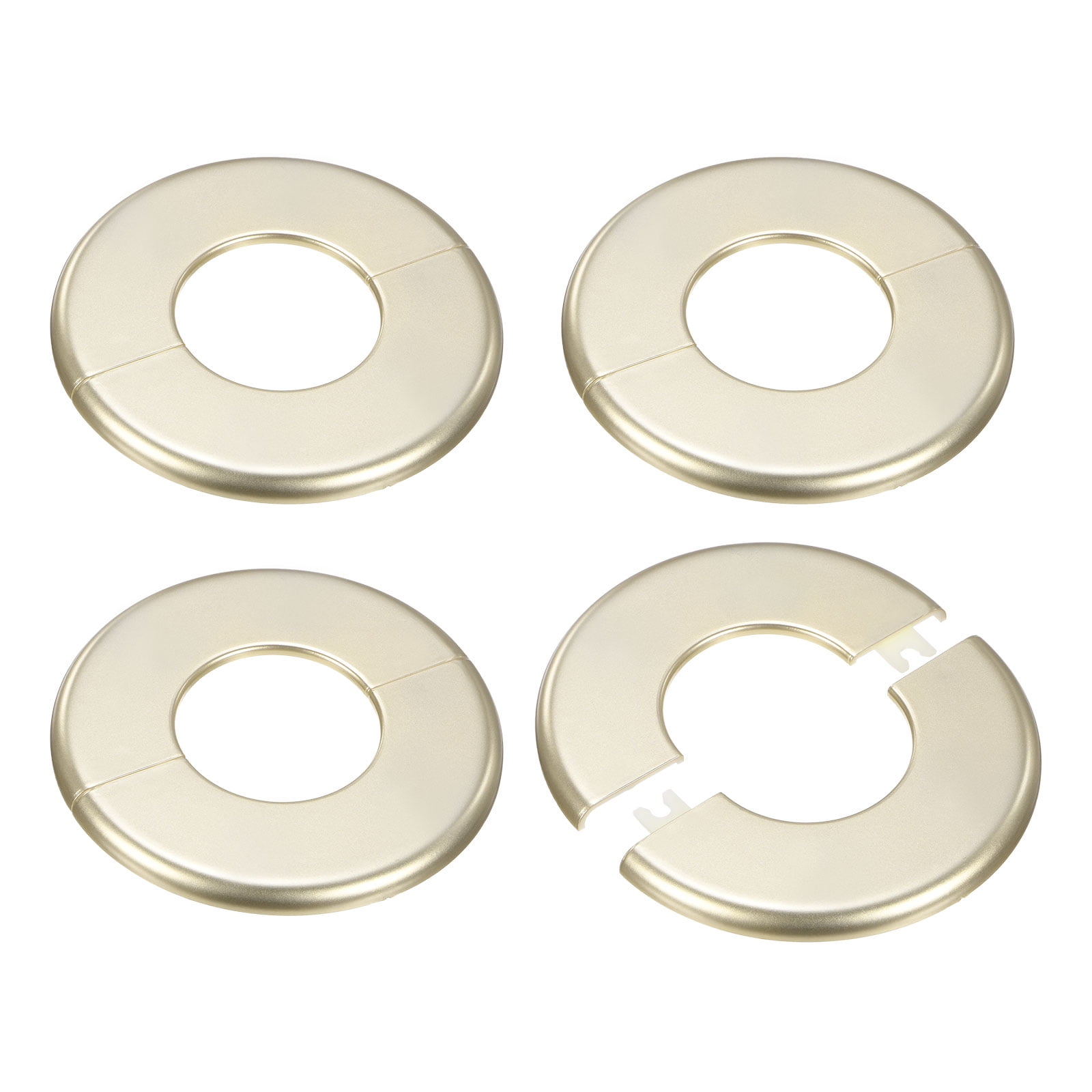 4-Pack Wall Split Flange, for 2 Inch/50mm OD Pipe ABS Escutcheon Plate ...