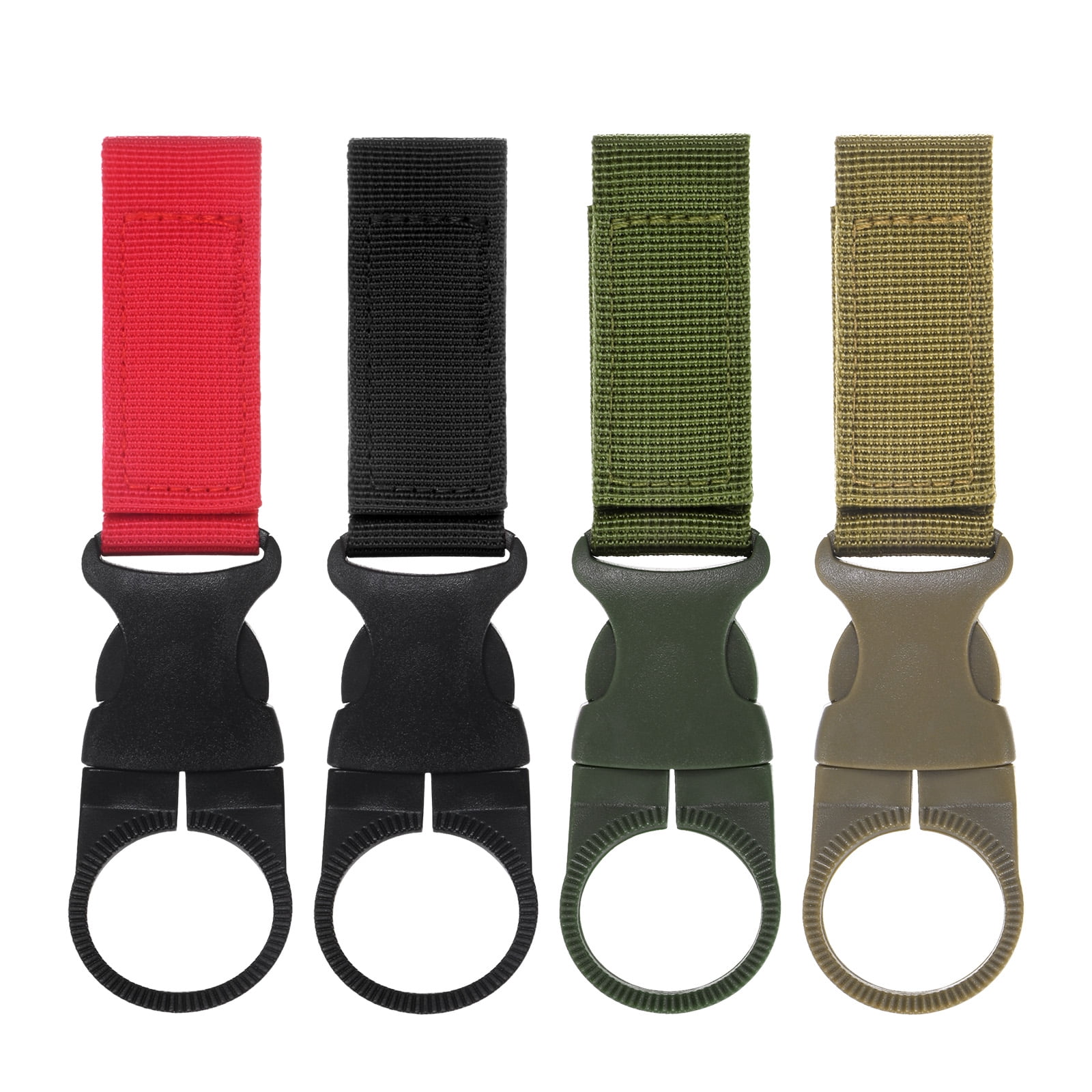 4-Pack Water Bottle Clips, 5.5" Portable Water Bottle Ring Holder ...