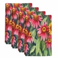 4 Pack Watercolor Kitchen Towels Flowers Modern Art Decorative Dish ...