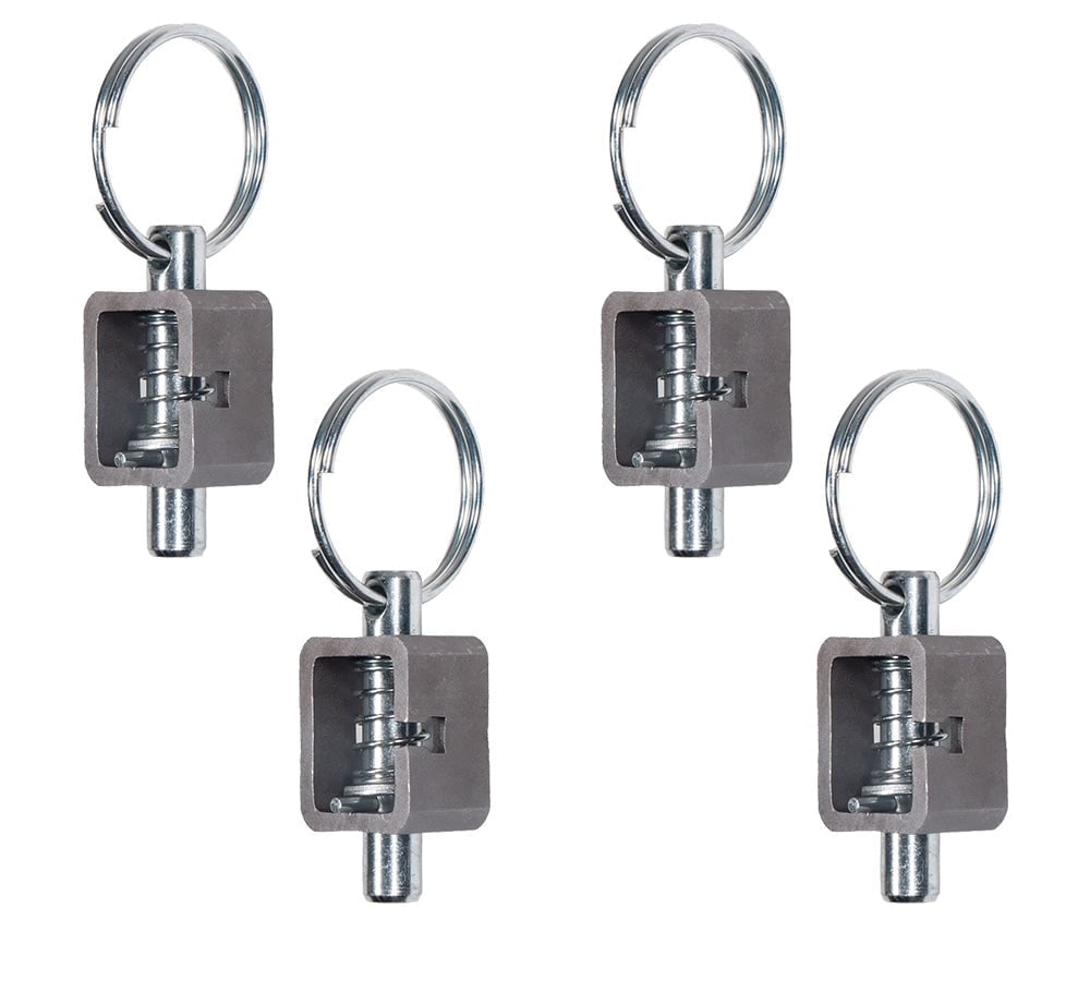 4 Pack Weld-On Spring Loaded Latch, 5/8" Steel Heavy-Duty Trailer Gate ...