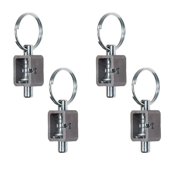4 Pack Weld-On Spring Loaded Latch, 5/8" Steel Heavy-Duty Trailer Gate ...