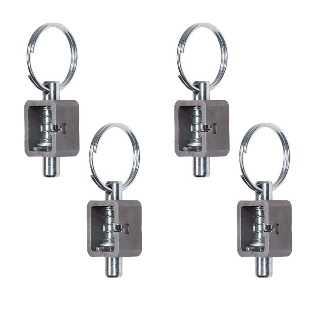 4 Pack Weld-On Spring Loaded Latch, 5/8" Steel Heavy-Duty Trailer Gate ...